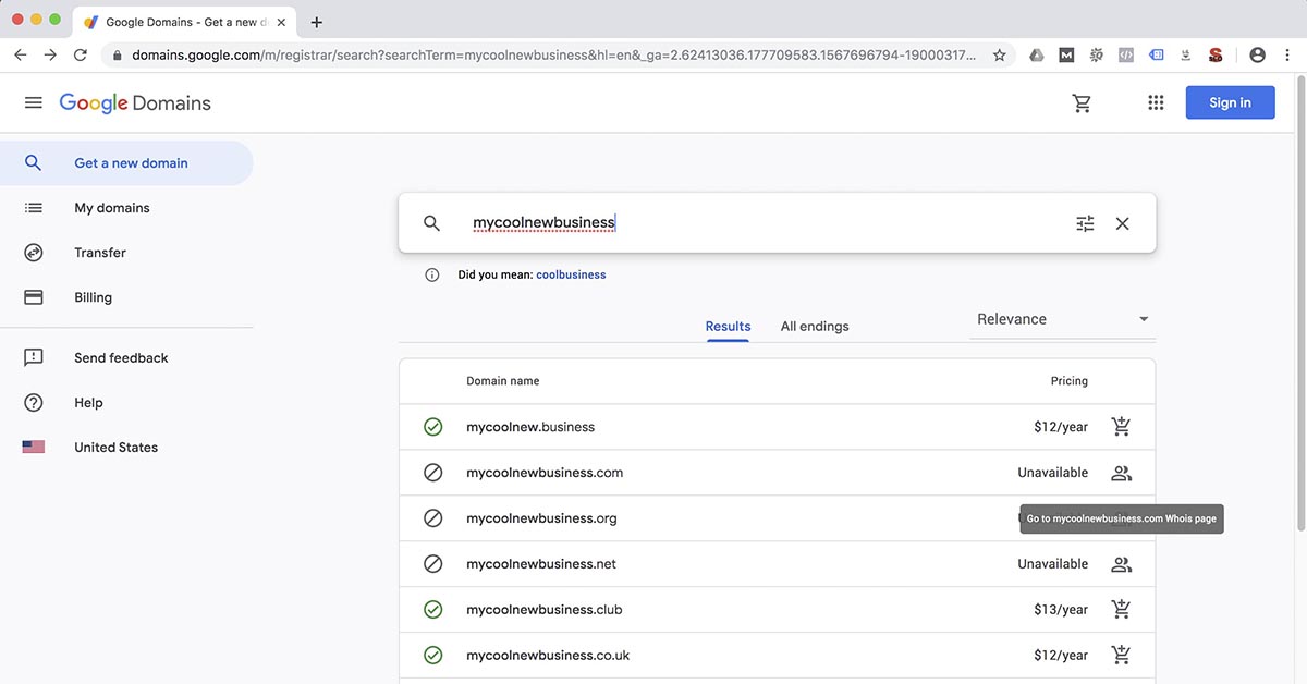 How to register your domain name with Google Domains